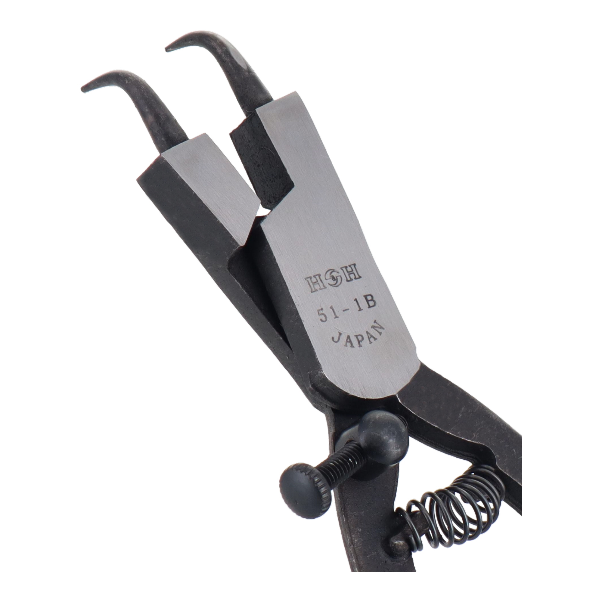 51-1B 専用工具 スナップリグプライヤー スナップリングプライヤー 軸用（曲爪） 155mm｜株式会社 三共コーポレーション